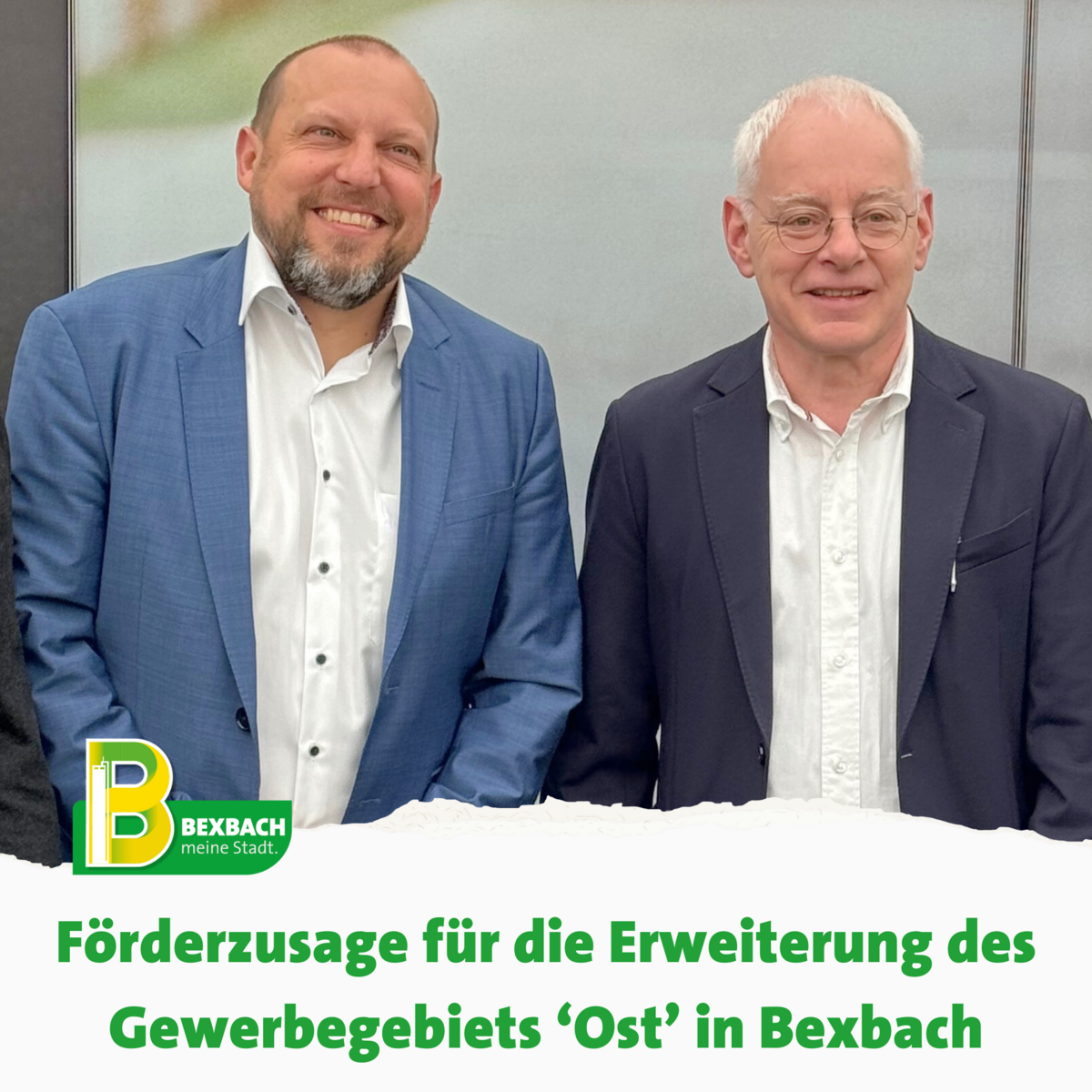 Stadt Bexbach: Förderzusage für die Erweiterung des Gewerbegebiets „Ost ...