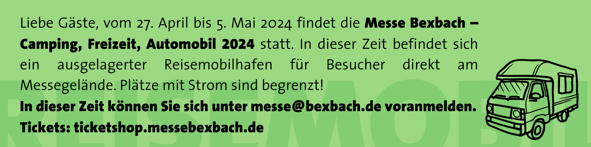 Stadt Bexbach: Reisemobilhafen